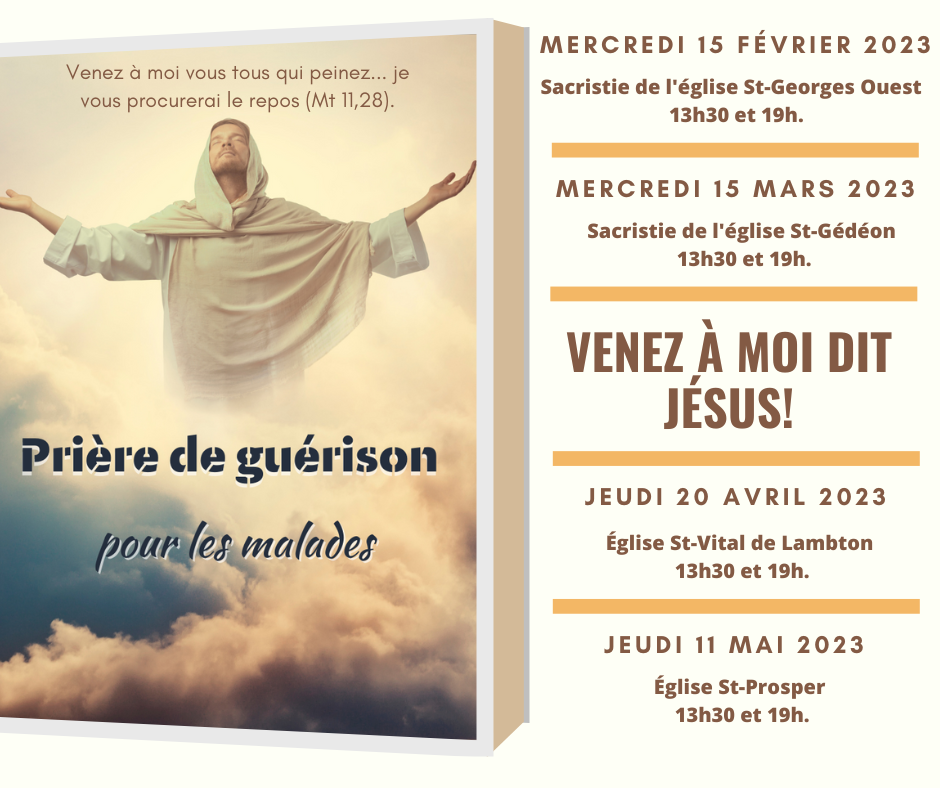 Prière De Guérison Paroisse Notre Dame Des Amériques